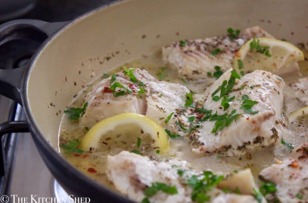 Clean Eating Lemon & Rosemary Baked Haddock - The Kitchen Shed