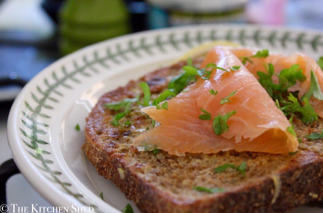 Clean Eating Savoury French Toast & Smoked Salmon - The Kitchen Shed