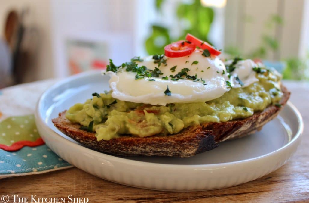 Clean Eating Mexican Breakfast Toast - The Kitchen Shed